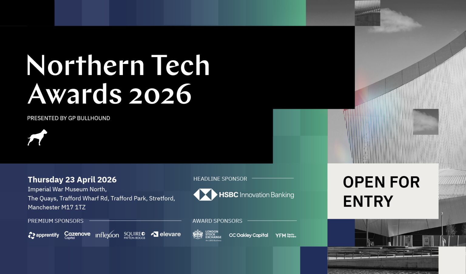 Northern Tech Awards Open for Entry - GP Bullhound